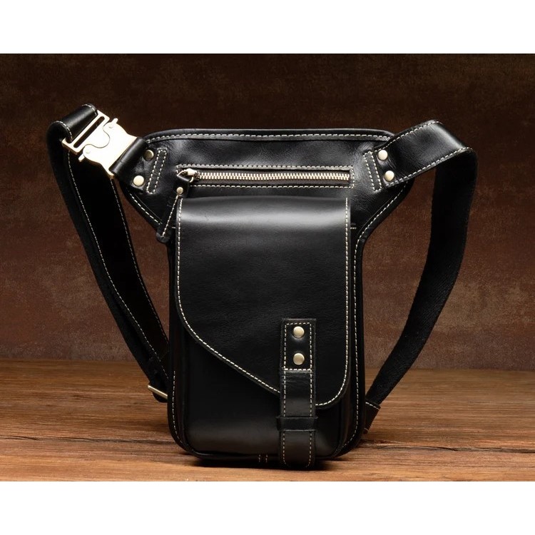 Jual Tas Selempang Pinggang Kulit Sapi Asli - Tas Pinggang Pria Kulit ...