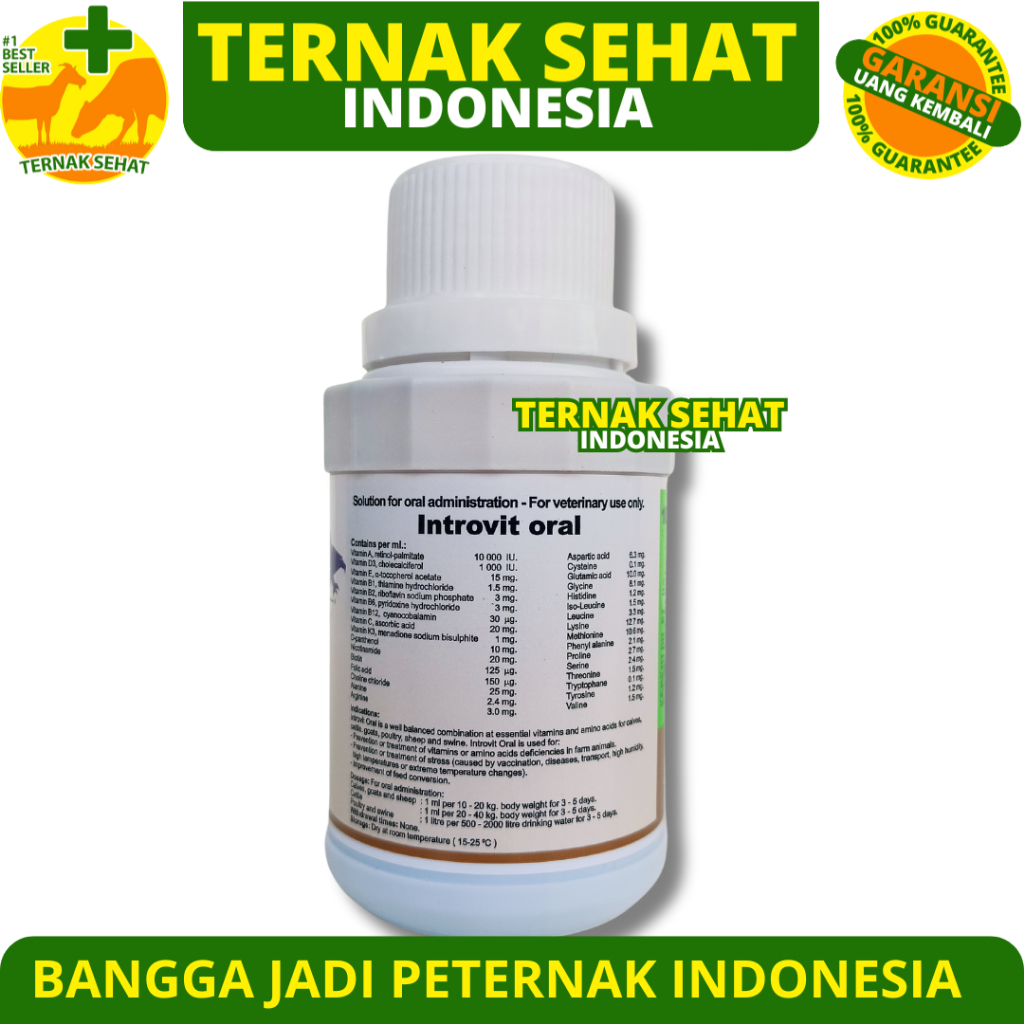Jual INTROVIT ORAL 100ml - Multivitamin & Asam Amino Mempercepat ...