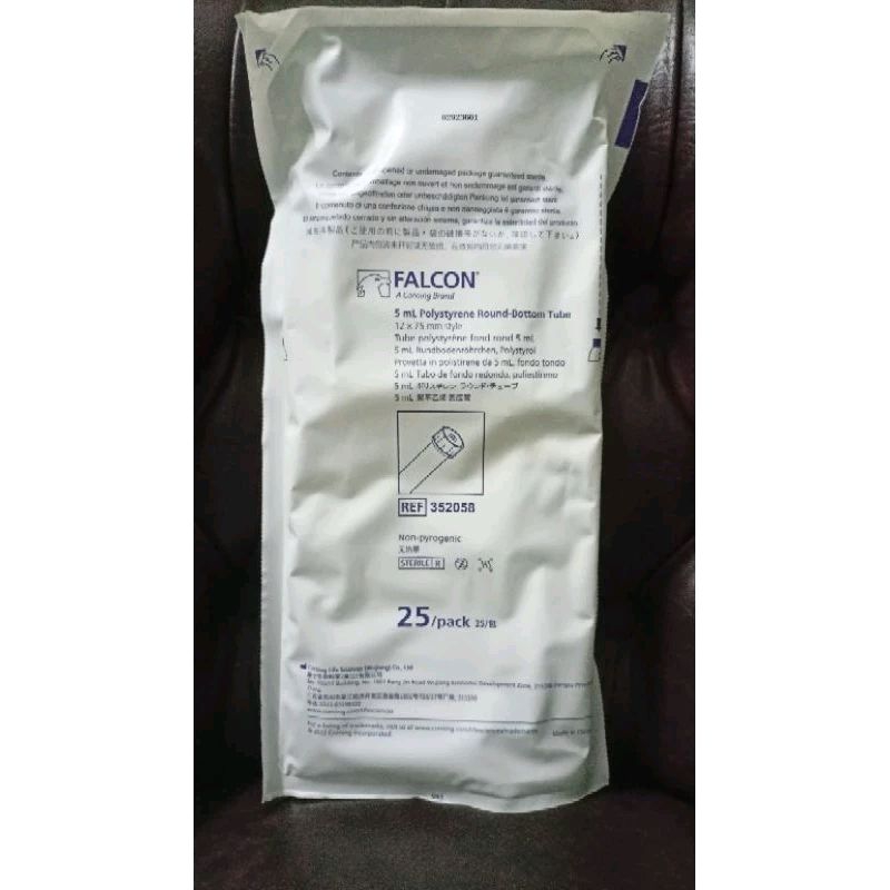 Jual Tabung Centrifuge Tubes 5 ml, 25 pcs,Sterile, Corning Falcon ...