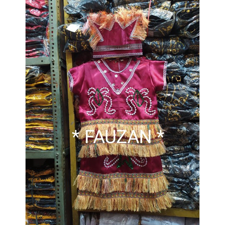Jual Banyak Dipakai Baju Adat Papua PAUD TK SD Pakaian Adat Papua Baju ...