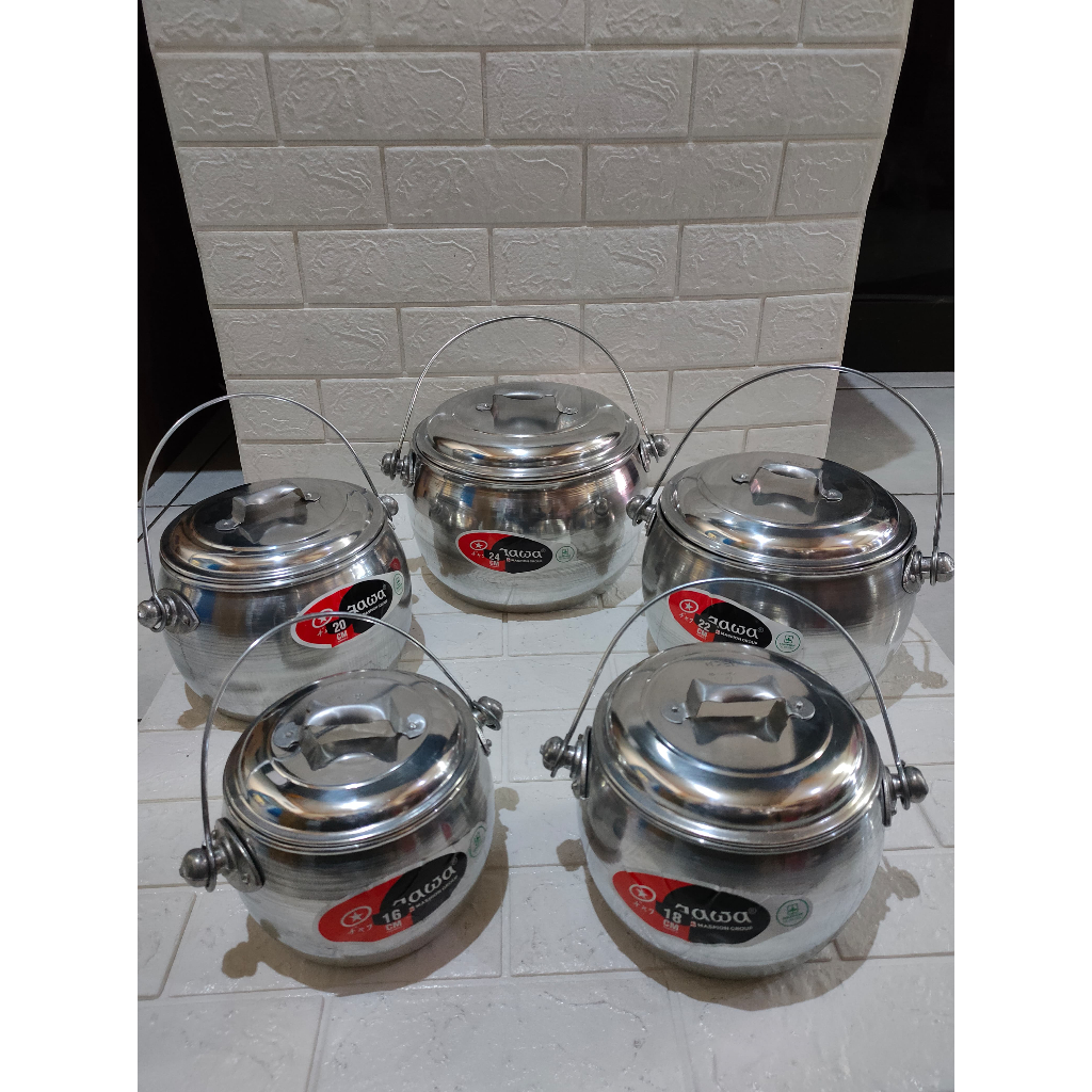 Jual PERIUK ALUMUNIUM / PERIUK JAWA MASPION / PANCI PENANAK NASI ...