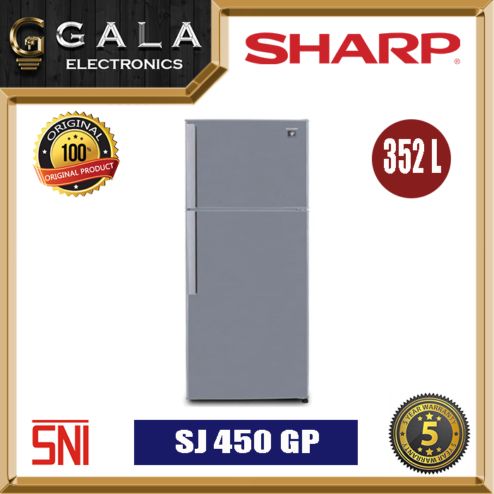 Jual Lemari Es / Kulkas Sharp SJ 450 GP Jumbo (2 Pintu) | Shopee Indonesia