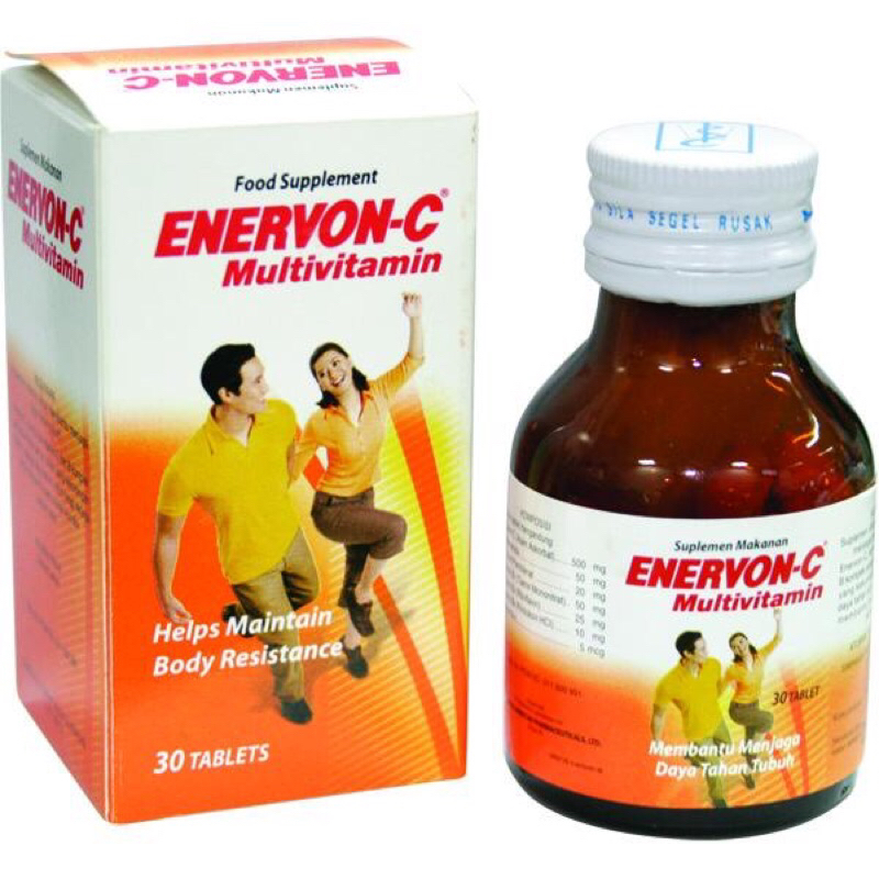 Jual Enervon C Isi 30 Tablet / Enervon-C Multivitamin / Suplemen ...