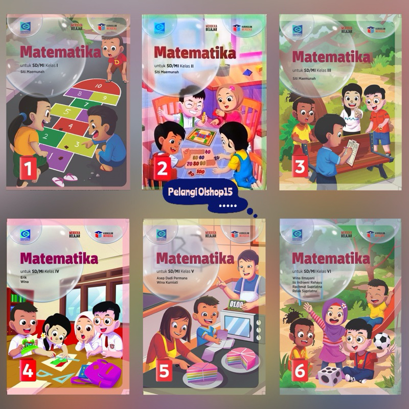 Jual BUKU MATEMATIKA SD/MI KELAS 1 2 3 4 5 6 KURIKULUM MERDEKA GRAFINDO MEDIA PRATAMA | Shopee ...