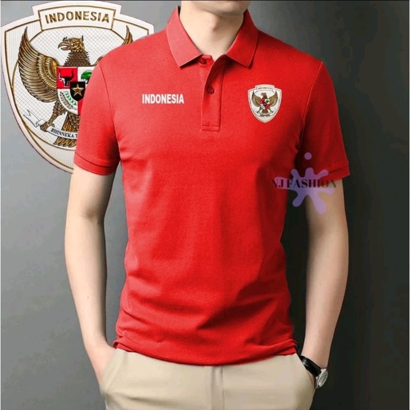 Jual kaos polo timnas indonesia 2024 / Baju Kerah Timnas Indonesia Terbaru PREMIUM ASLI | Shopee ...
