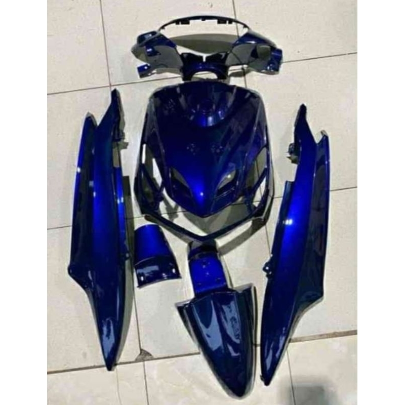 Jual fullset body halus Yamaha Mio smile warna monligh blue custom ...