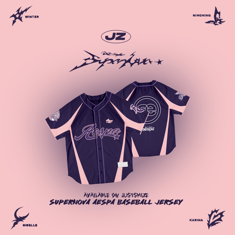 Jual Aespa Baseball Jersey Blokecore by Just Smize Ready Stock ...
