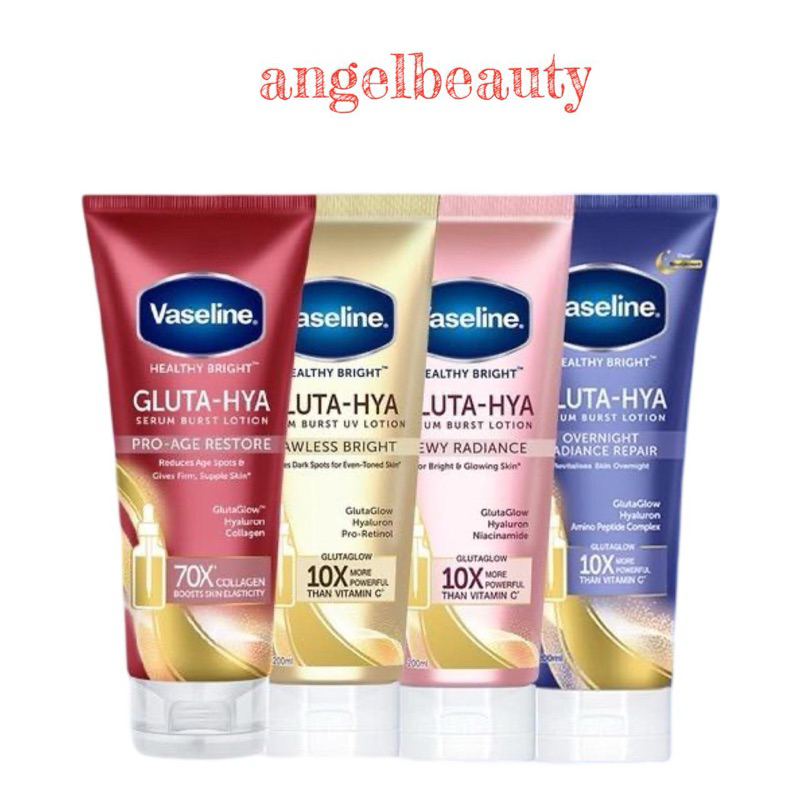Jual Vaseline Healthy Bright Gluta-Hya Serum Lotion | Shopee Indonesia