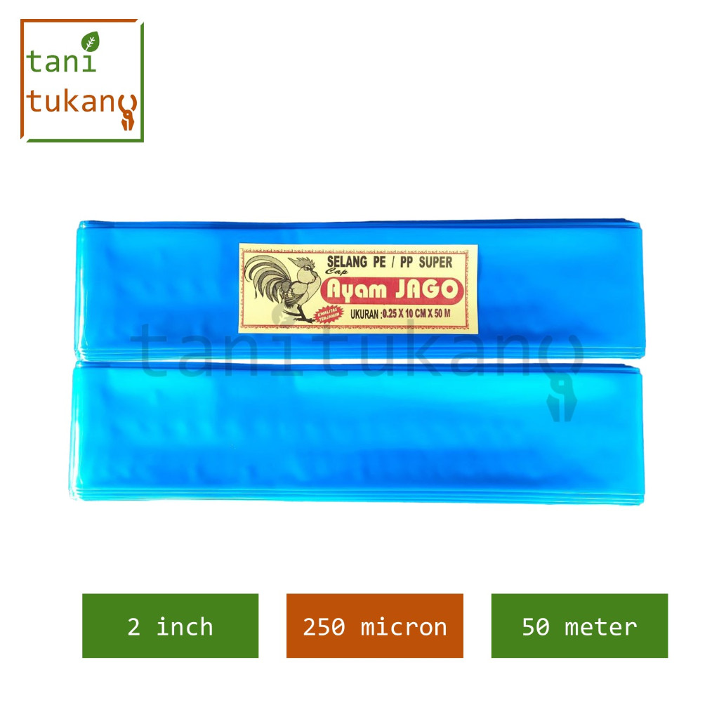 Jual Selang Plastik Irigasi 2 in x 50 m - Biru | Tebal Premium | Shopee ...