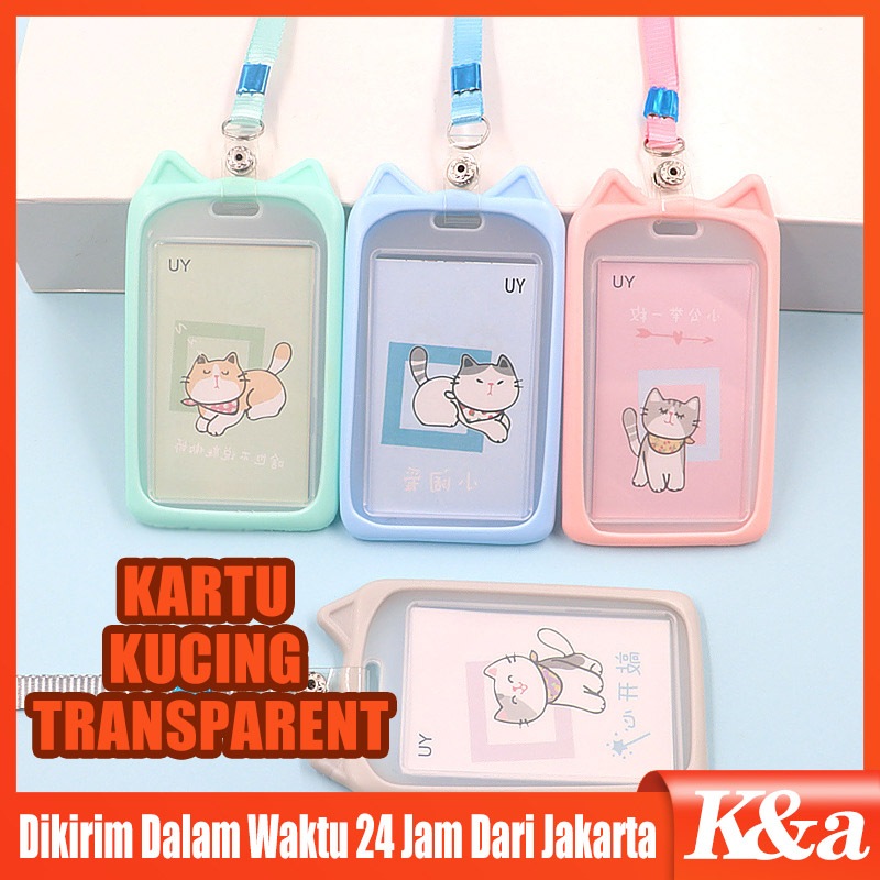 Jual Lanyart Card Holder Id Card HC Name Tag Lanyard Gantungan Kartu ...