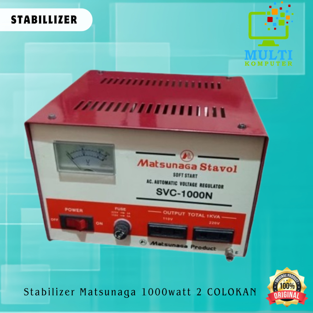 Jual Stabilizer Matsunaga 1000watt 1000 Watt 1000w Stavol Svc 1000n | Shopee Indonesia