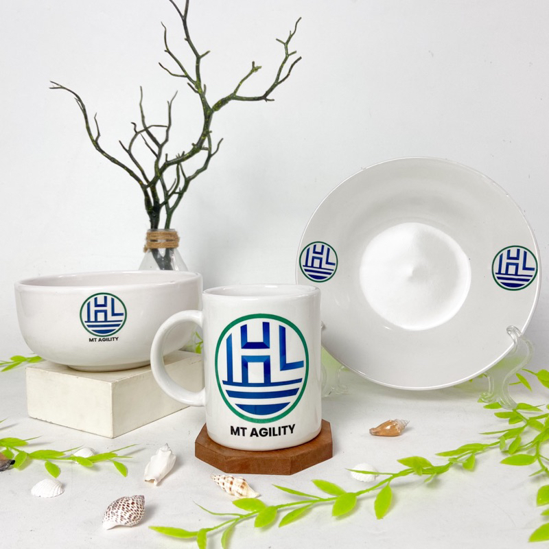 Jual Mug Mangkok Piring Custom Gift Set Hadiah Kado Ultah Anniversary ...