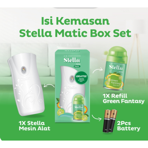 Jual Stella Box Set Alat Pengharum Ruangan Otomatis sudah Termasuk ...