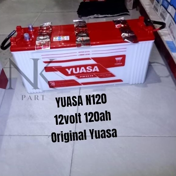 Jual Aki Mobil Bus, Nissan Cabal Truk, UD Quester, Faw Traktor Yuasa N120 | Shopee Indonesia
