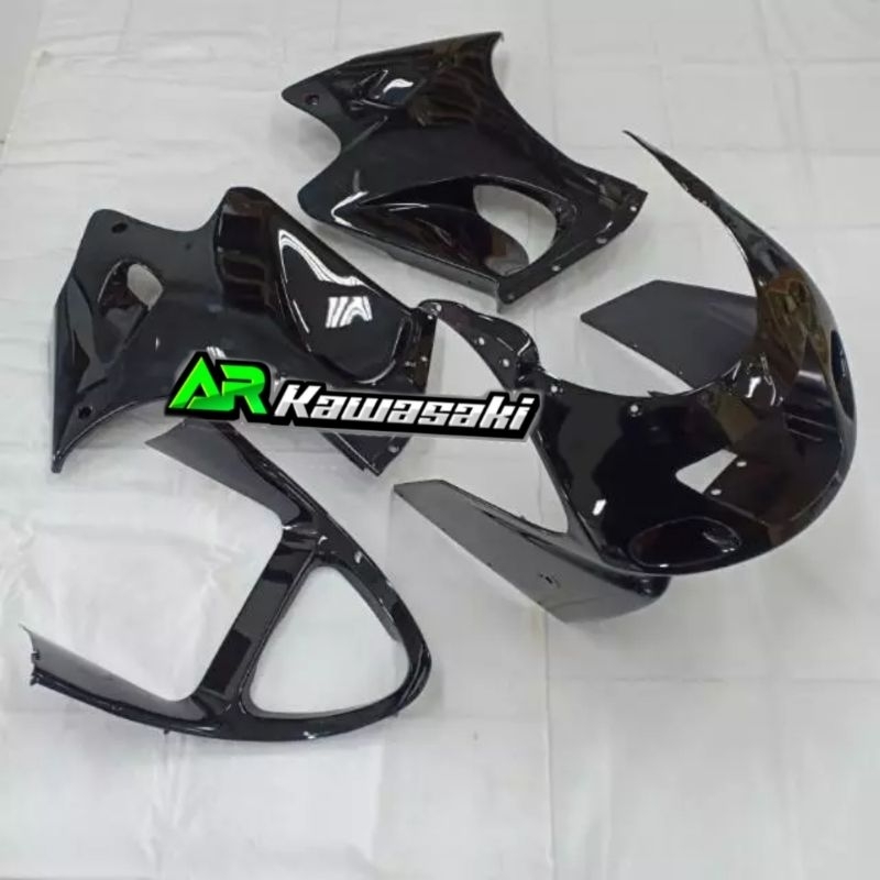 Jual cover fairing body set ninja 150 hitam rr old original | Shopee ...