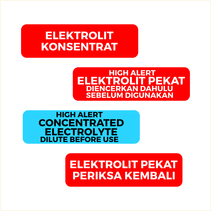 Jual Stiker Label Elektrolit Konsentrat Stiker Label Untuk Obat ...
