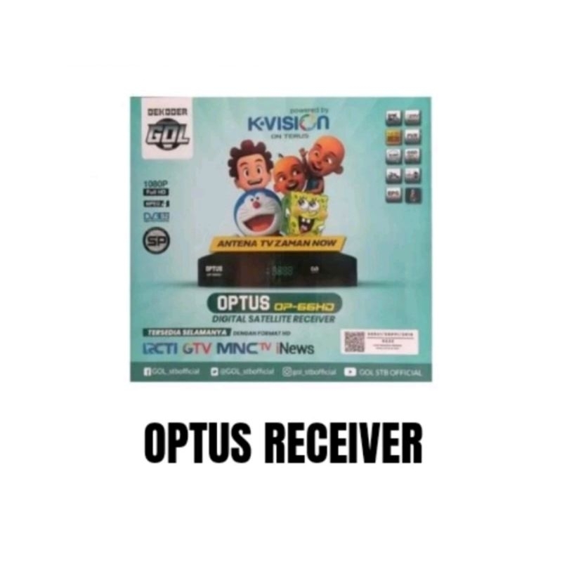 Jual RECEIVER OPTUS OP-66HD | Shopee Indonesia