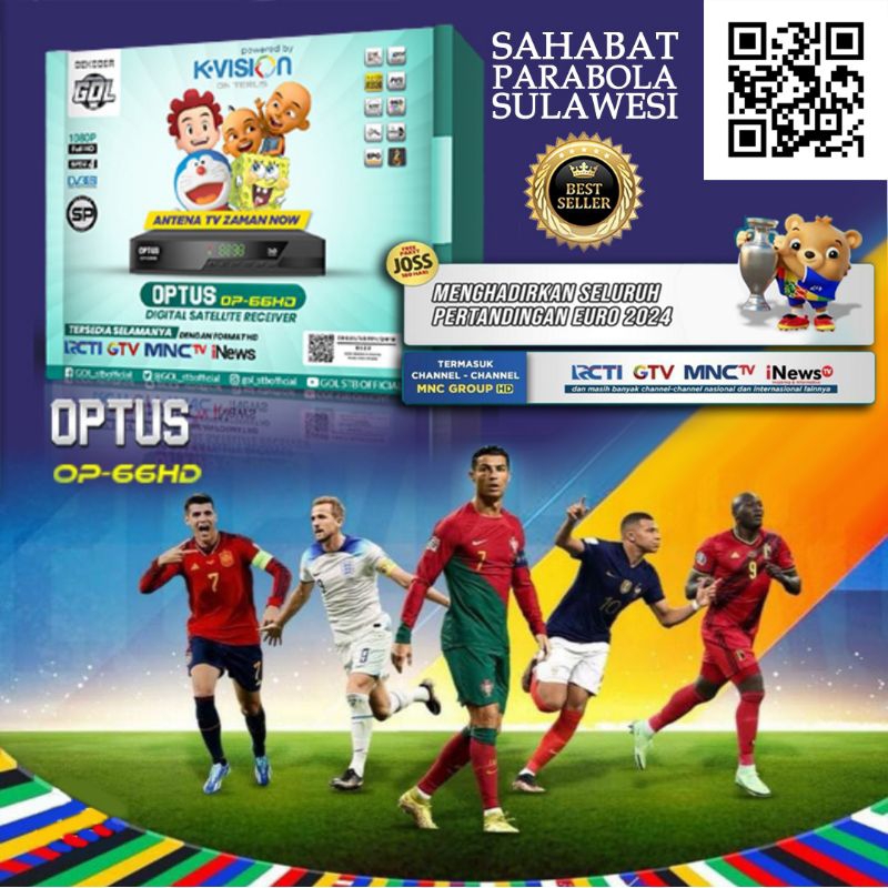Jual RECEIVER K-VISION GOL OPTUS OP-66HD #EURO2024 | Shopee Indonesia