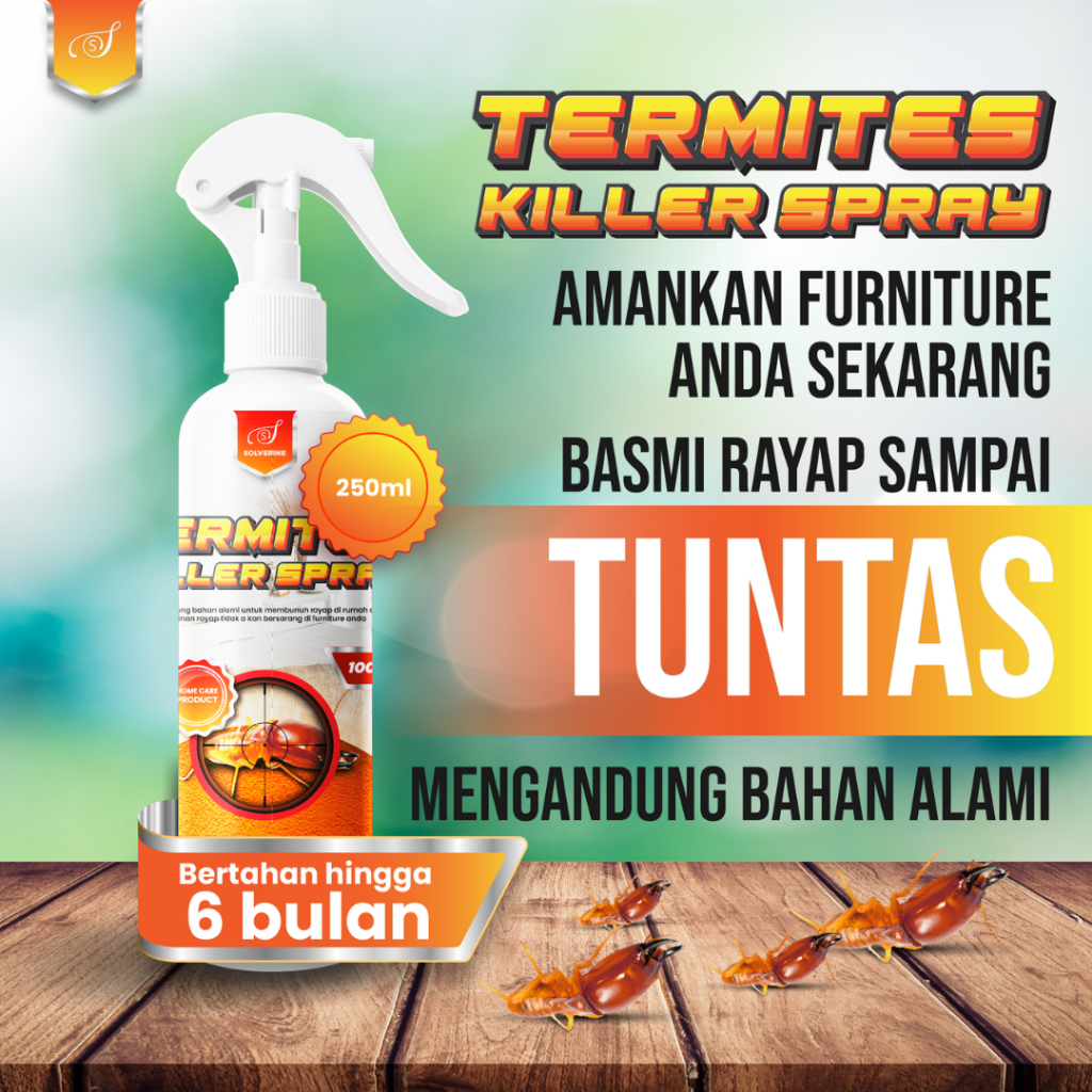 Jual Solverine Termites Killer Spray Anti Rayap Pembasmi Rayap | Shopee ...