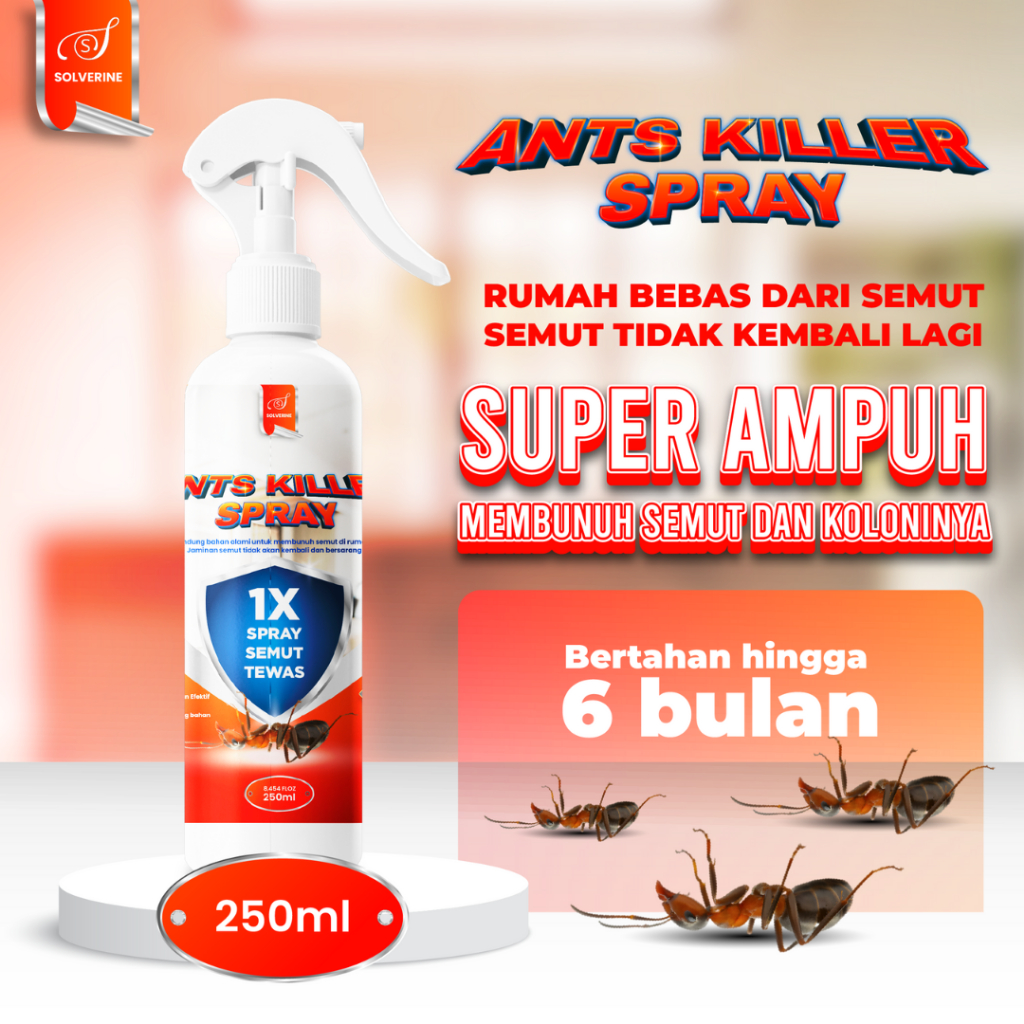 Jual Solverine Ants Killer Spray Anti Semut Pembasmi Semut dan ...