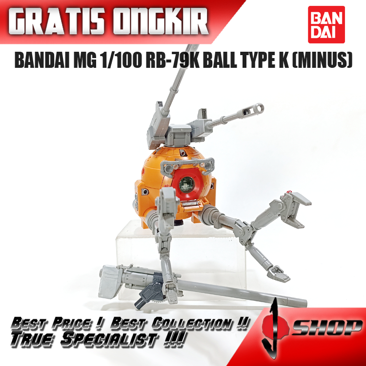 Jual BANDAI MG 1/100 RB-79K BALL TYPE K (MINUS) MG1044 | Shopee Indonesia