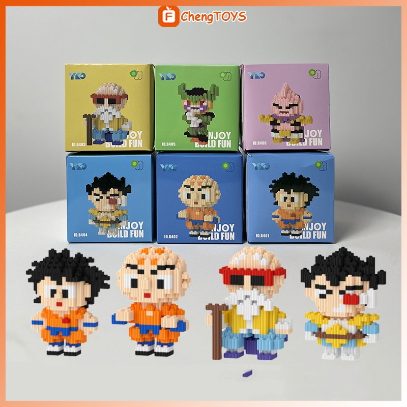 Jual FChengTOYS Puzzle 3D Bricks Mainan Balok Blok Bangunan Dragon Ball ...