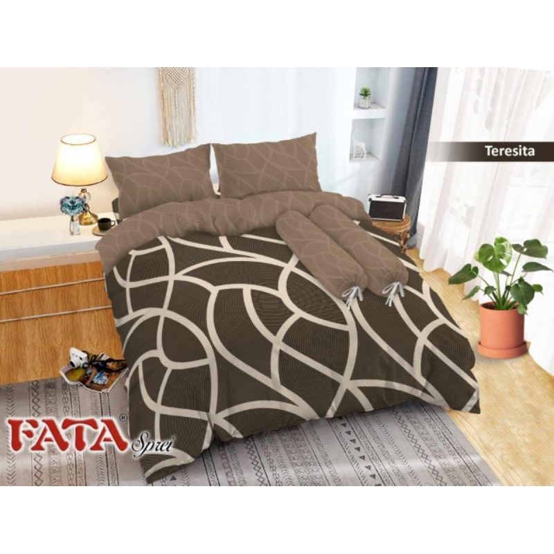 Jual FATA - Bedcover Set / Bed Cover Set Minimalis Teresita Ukuran King ...