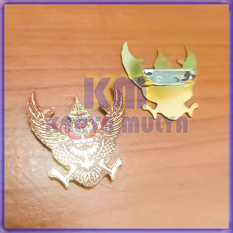 Jual Pin Lambang Negara Thailand Collar Pin Coat of Arms Thailand Pin ...