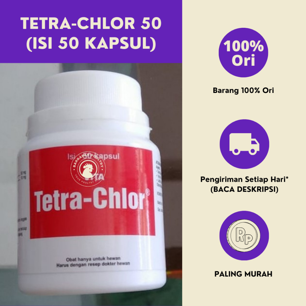 Jual TetraChlor 50 Kapsul (Obat Ayam) | Shopee Indonesia