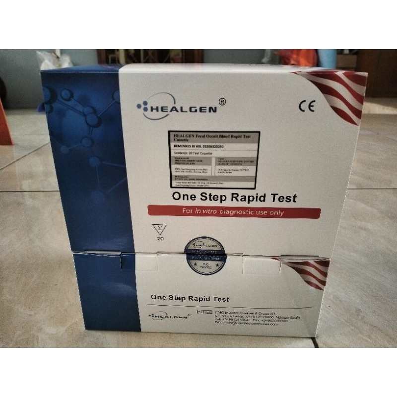 Jual Alat Test FOB (Fecal Occult Blood) Test Casette Healgen | Shopee ...
