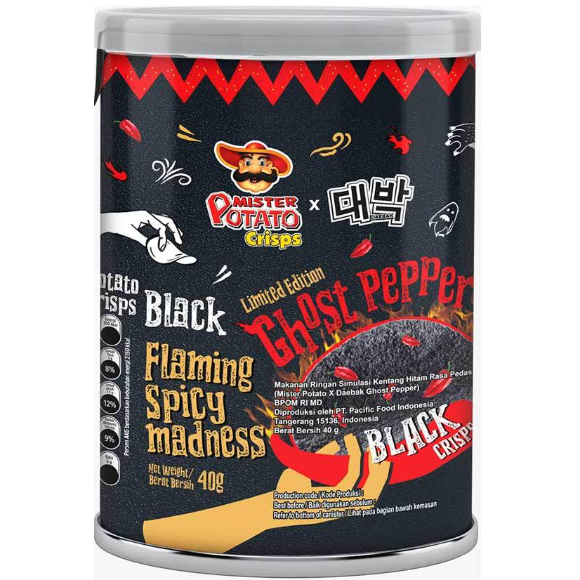 Jual MISTER POTATO Snack Crisps Ghost Pepper 40gr | Shopee Indonesia