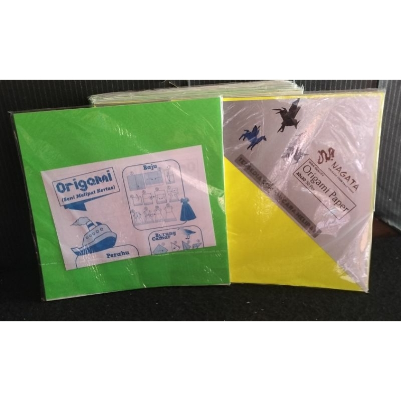 Jual kertas origami Nagata 20x20 isi 50lbr/pak | Shopee Indonesia