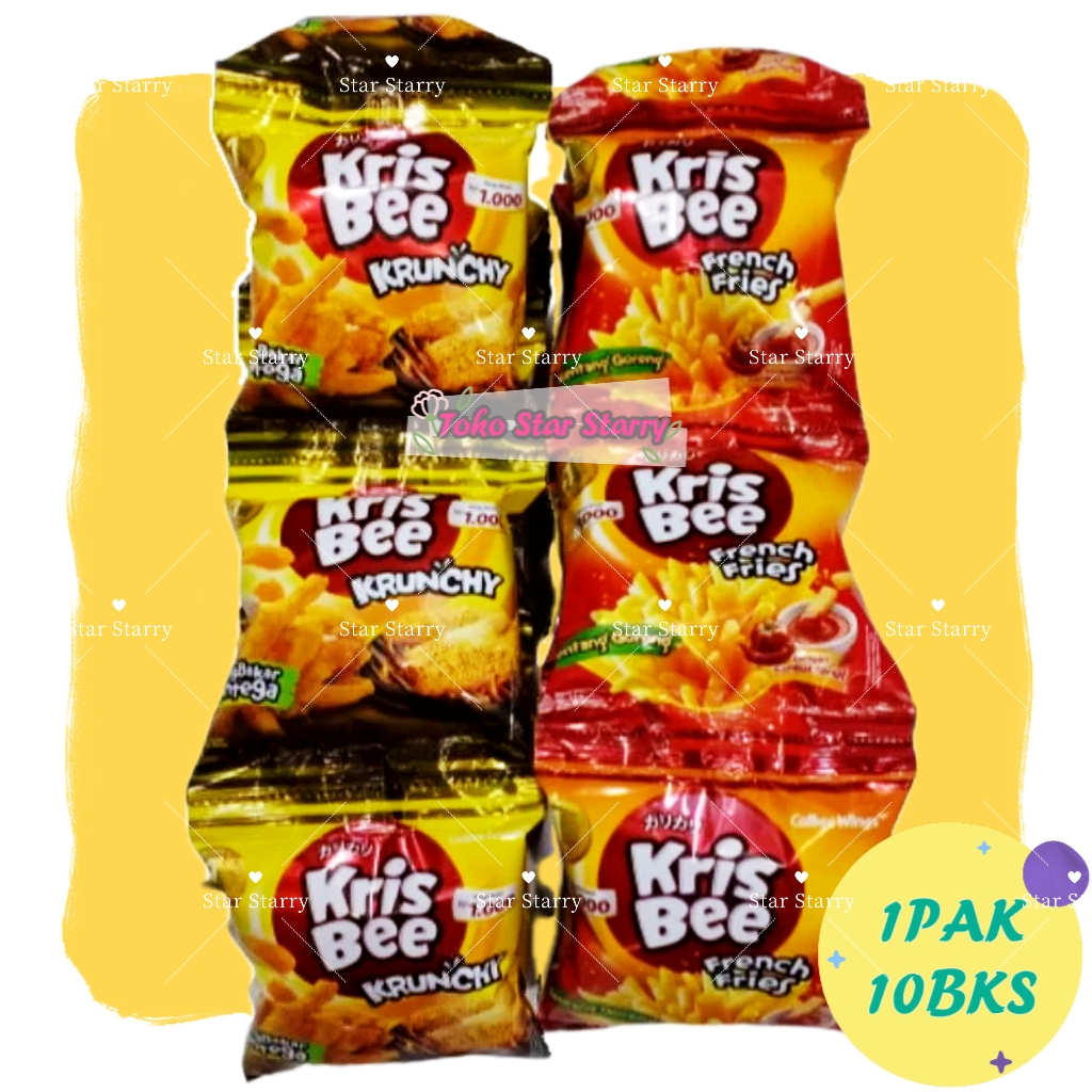 Jual [Per Pack] Krisbee French Fries / Kentang Goreng RENCENG Snack ...