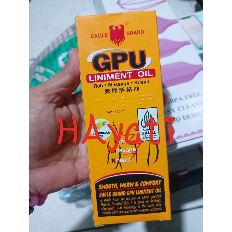 Jual minyak urut GPU 60 ML | Shopee Indonesia