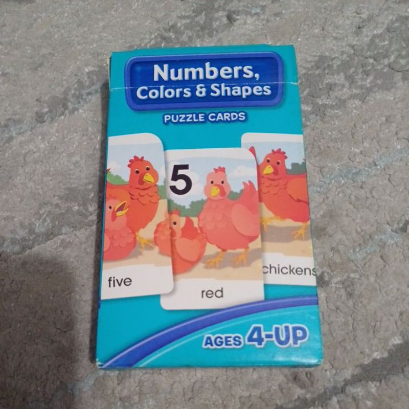 Jual Numbers,Colors & Shapes Flashcards | Shopee Indonesia