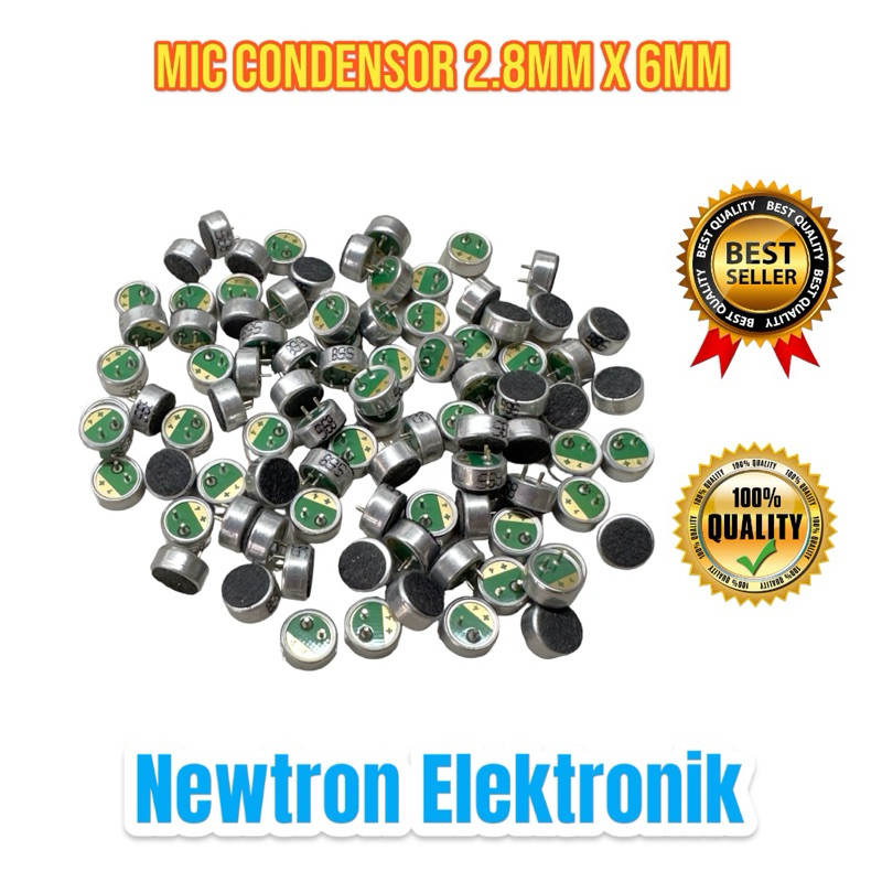 Jual Mic Condensor 6.0mm Kondensor Microphone HT Baofeng UV5R UV82 Ht ...