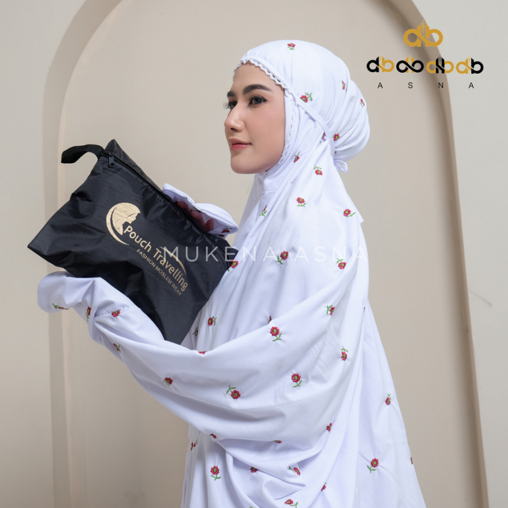 Jual Mukena Mukenah Terusan Remaja Dewasa Jumbo putih | Shopee Indonesia