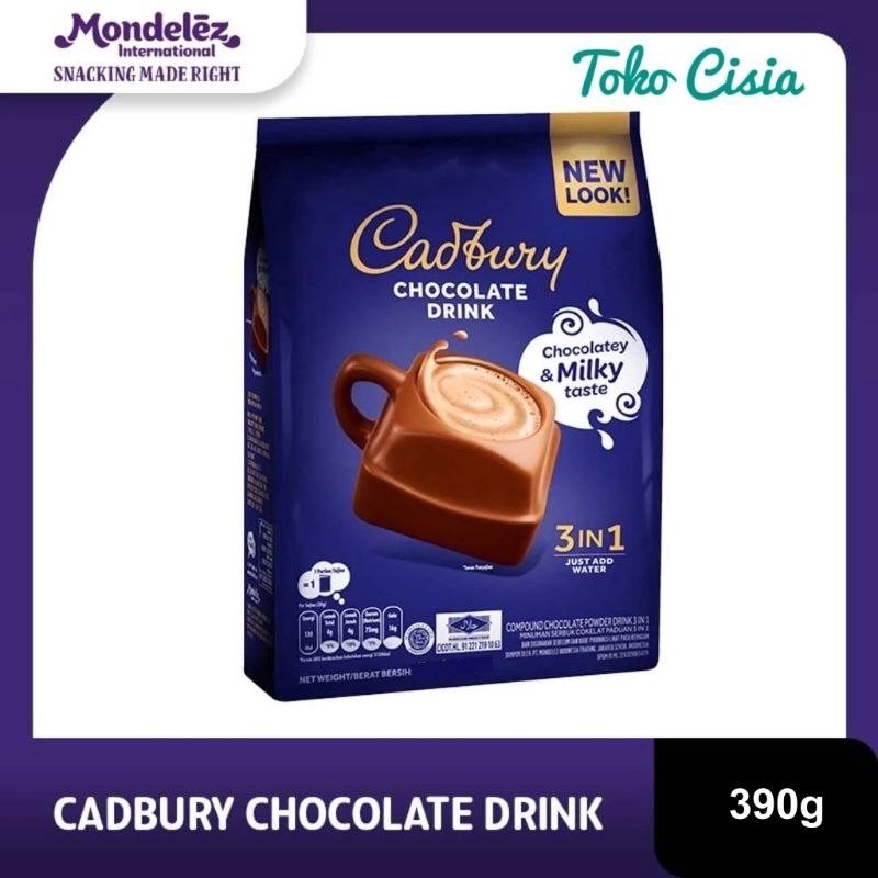 Jual Cadbury Hot Chocolate Drink 3 in 1 390g | Shopee Indonesia