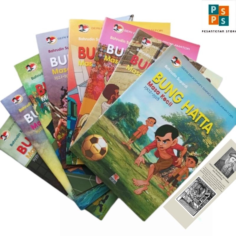 Jual Buku Buku Seri Biografi Bung Hatta Buku Cerita Anak Buku Biografi Pahlawan - Buku Original ...