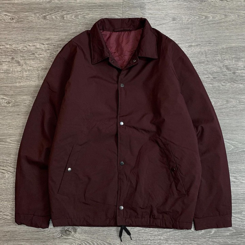 Jual GU Uniqlo Padded Coach Jacket | Shopee Indonesia