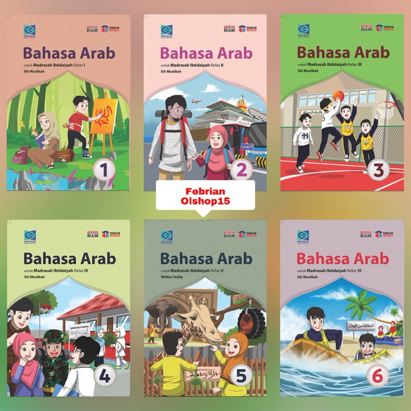 Jual BUKU BAHASA ARAB SD/MI KELAS 1 2 3 4 5 6 KURIKULUM MERDEKA GRAFINDO MEDIA PRATAMA | Shopee ...
