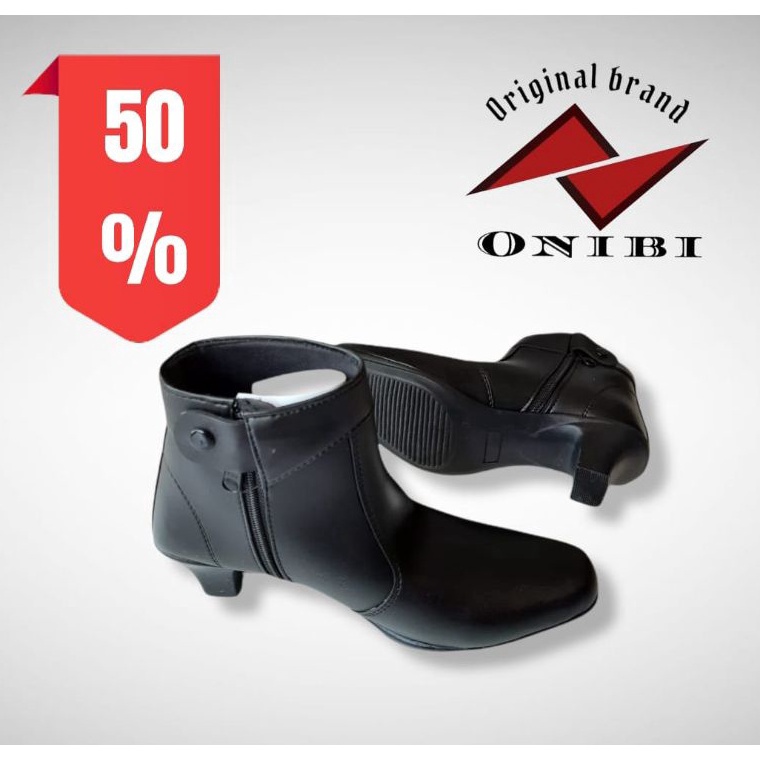 Jual KODE F1Z4 ONIBI Sepatu kerja dinas wanita kantor pdh resleting wanita onibi | Shopee Indonesia