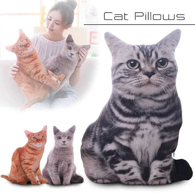 Jual ( Vimart ) Bantal boneka kucing 3D Boneka Bantal Kucing Lucu ...