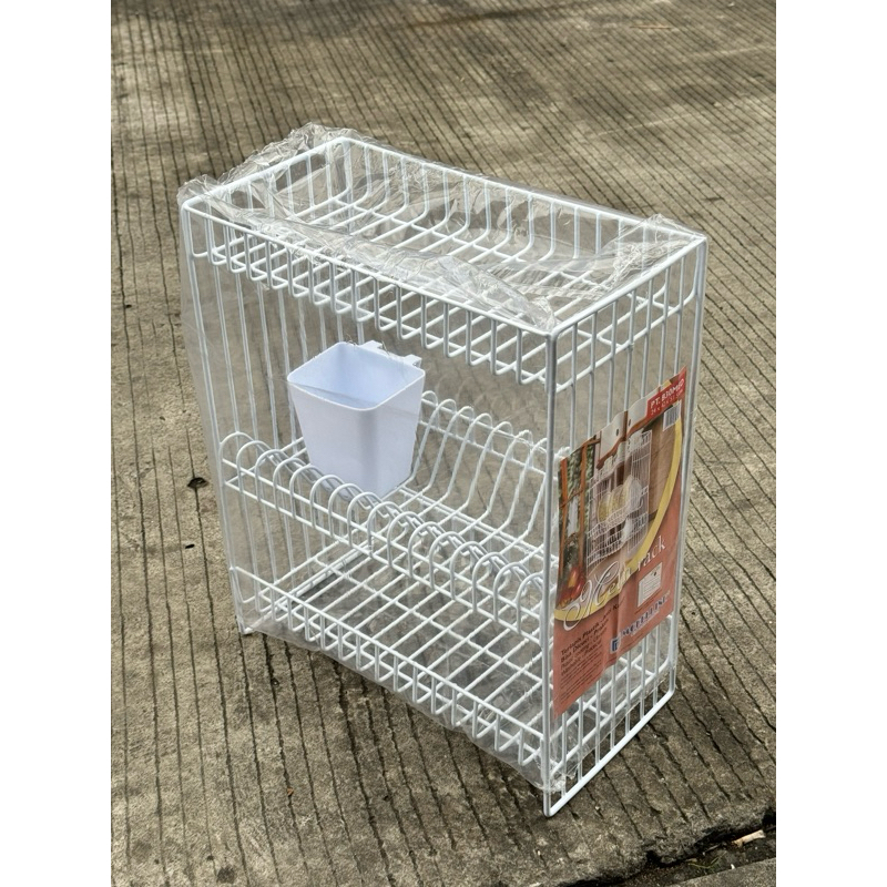 Jual Rak Piring Besi Susun 3 Modelline + Tempat Sendok dan Nampan ...