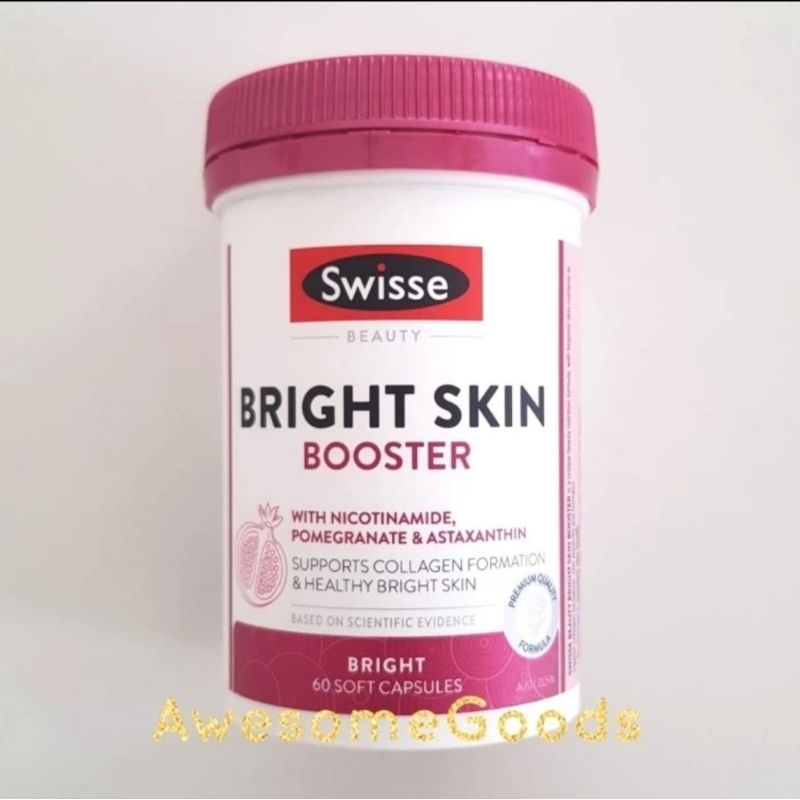 Jual Swisse Beauty Bright Skin Booster 60 Capsules | Shopee Indonesia