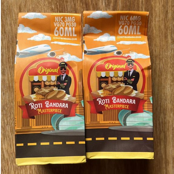 Jual ROTI BANDARA V1 Original V2 Banana V3 Cheese 60ML 3/6 MG CUKAI ...