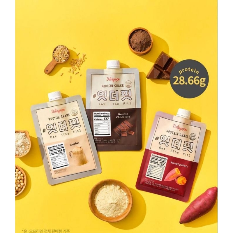 Jual Delispoon Protein Shake Korea | Shopee Indonesia