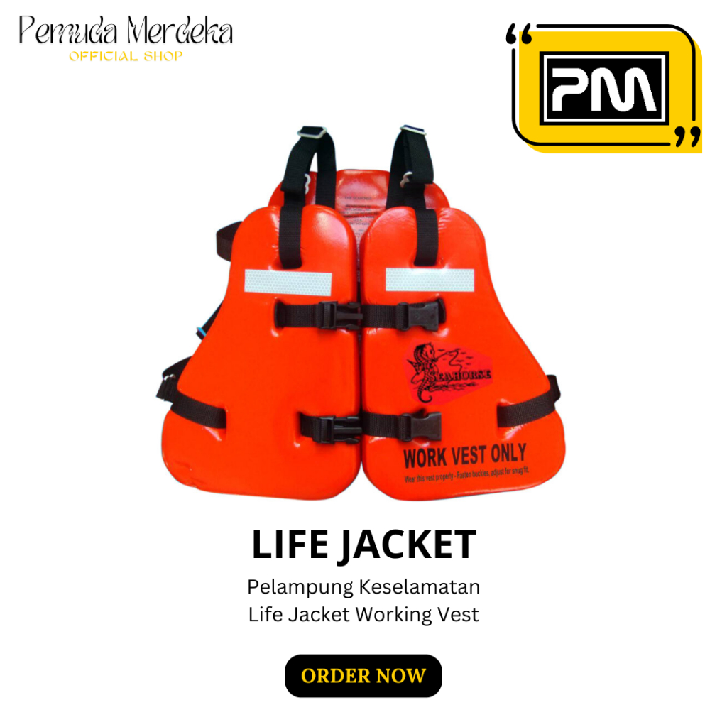 Jual Pelampung Keselamatan Life Jacket Work Vest Pelampung Proyek ...