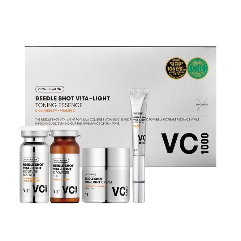 Jual VT COSMETICS REEDLE SHOT VITA LIGHT LINE / VITA LIGHT TONING ESSENCE / VITA LIGHT CREAM ...
