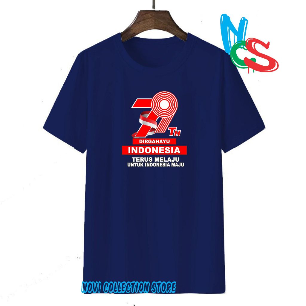 Jual Kaos 17 agustus / 650 / kaos pria dan wanita / kaos hut ri ke 79 tahun 2024 / kaos ...